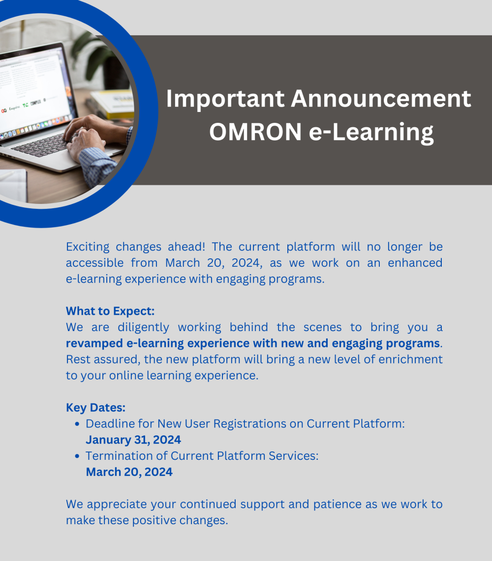 Omron eLearning - OMRON Industrial Automation